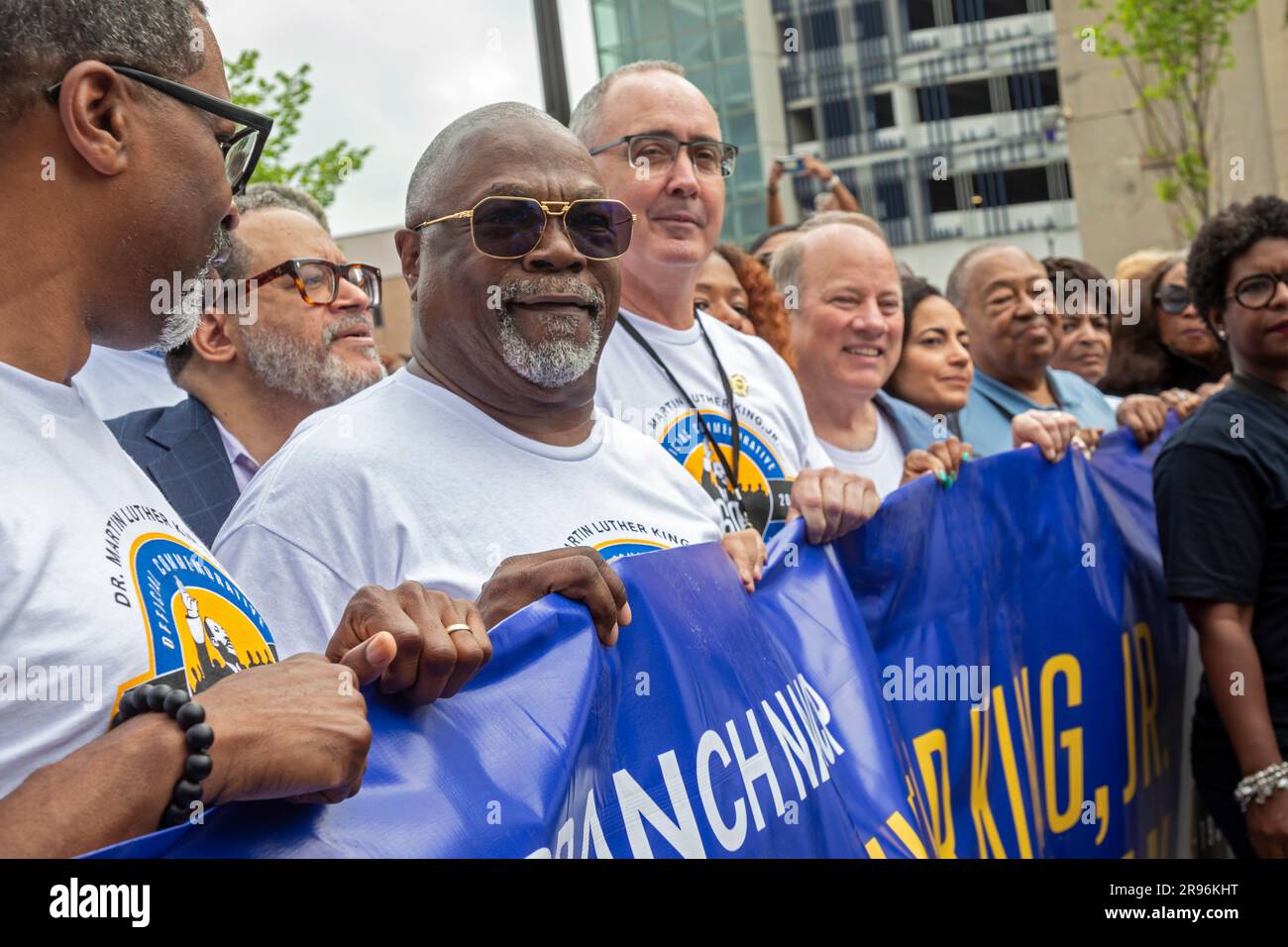 Detroit, Michigan, USA. 24th June, 2023. A Freedom Walk, organized by ...