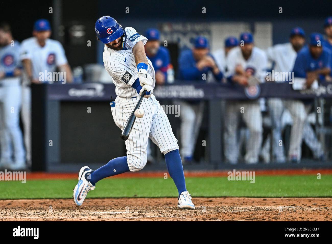 Dansby swanson home run 2023 hi-res stock photography and images - Alamy