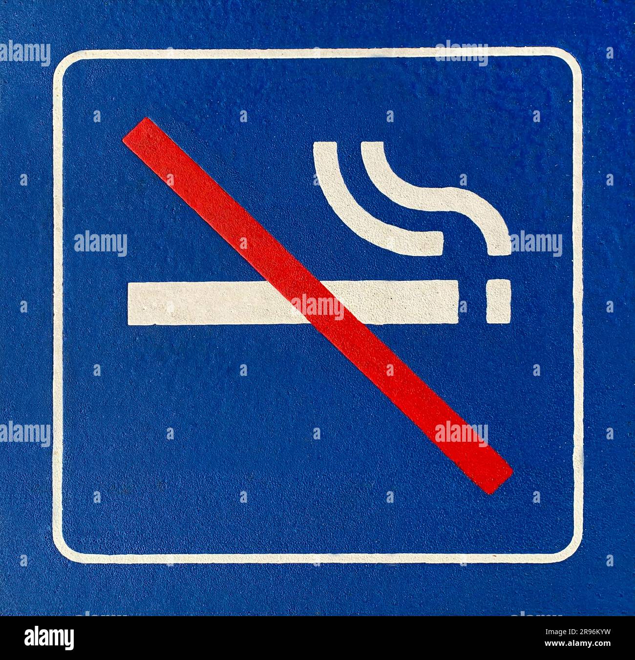 No Smoking Sign in Switzerland Stock Photo - Alamy
