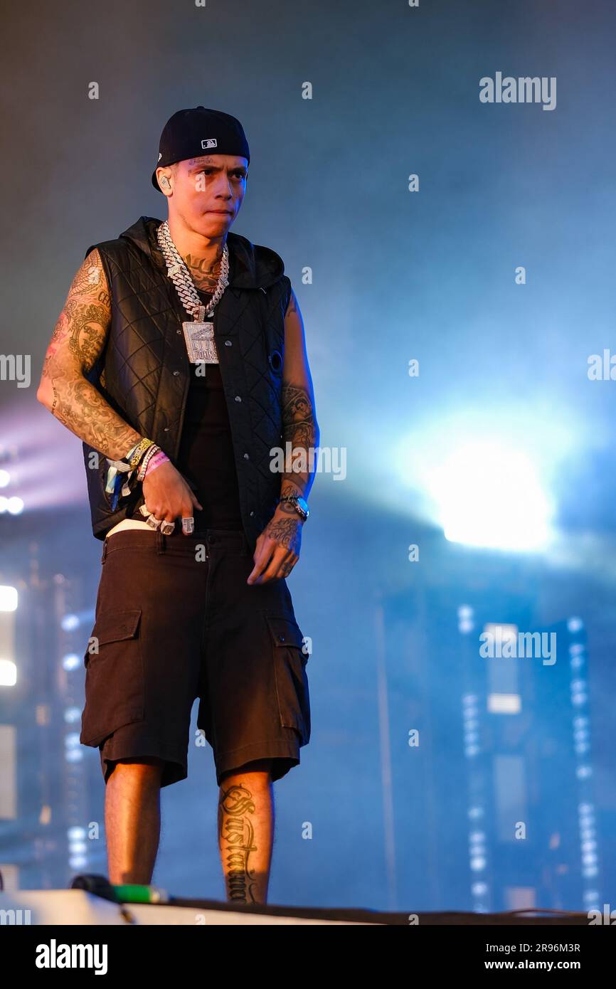 Glastonbury, UK. 24th June, 2023. Central Cee ( Oakley Neil H. T ...