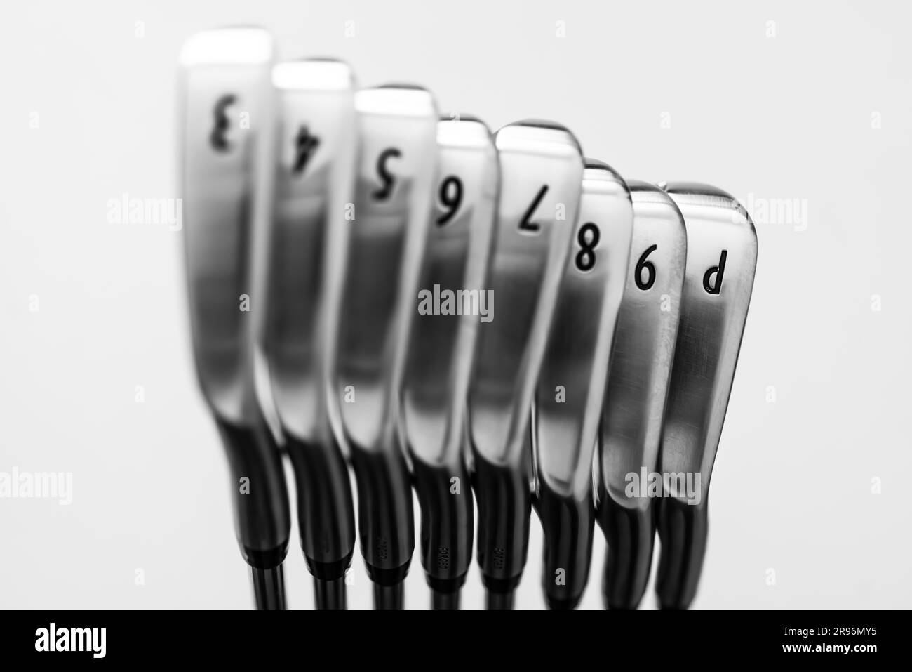 Golf Clubs Blades Stock Photo - Alamy