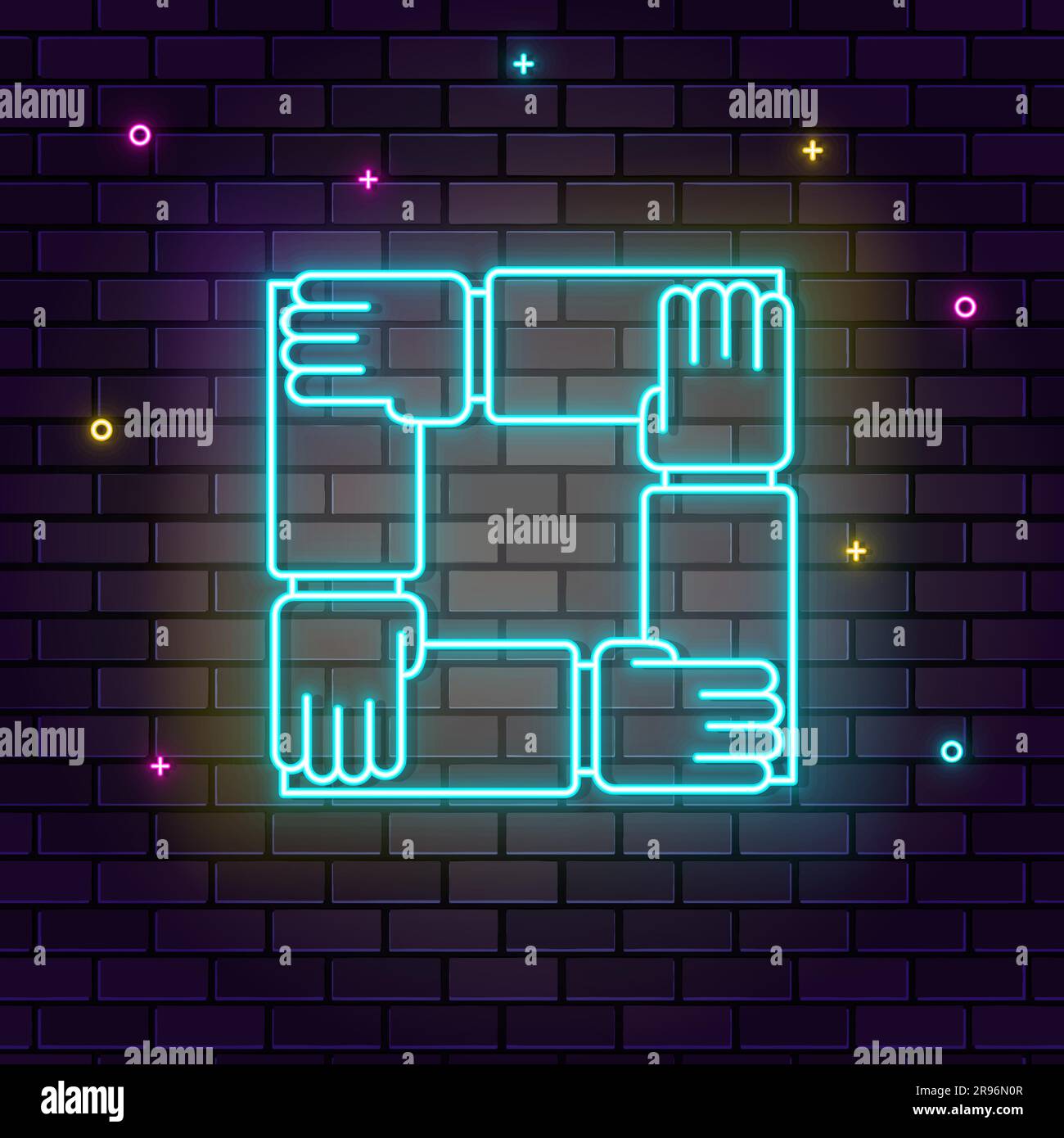 Cooperation wall Stock Vector Images - Alamy