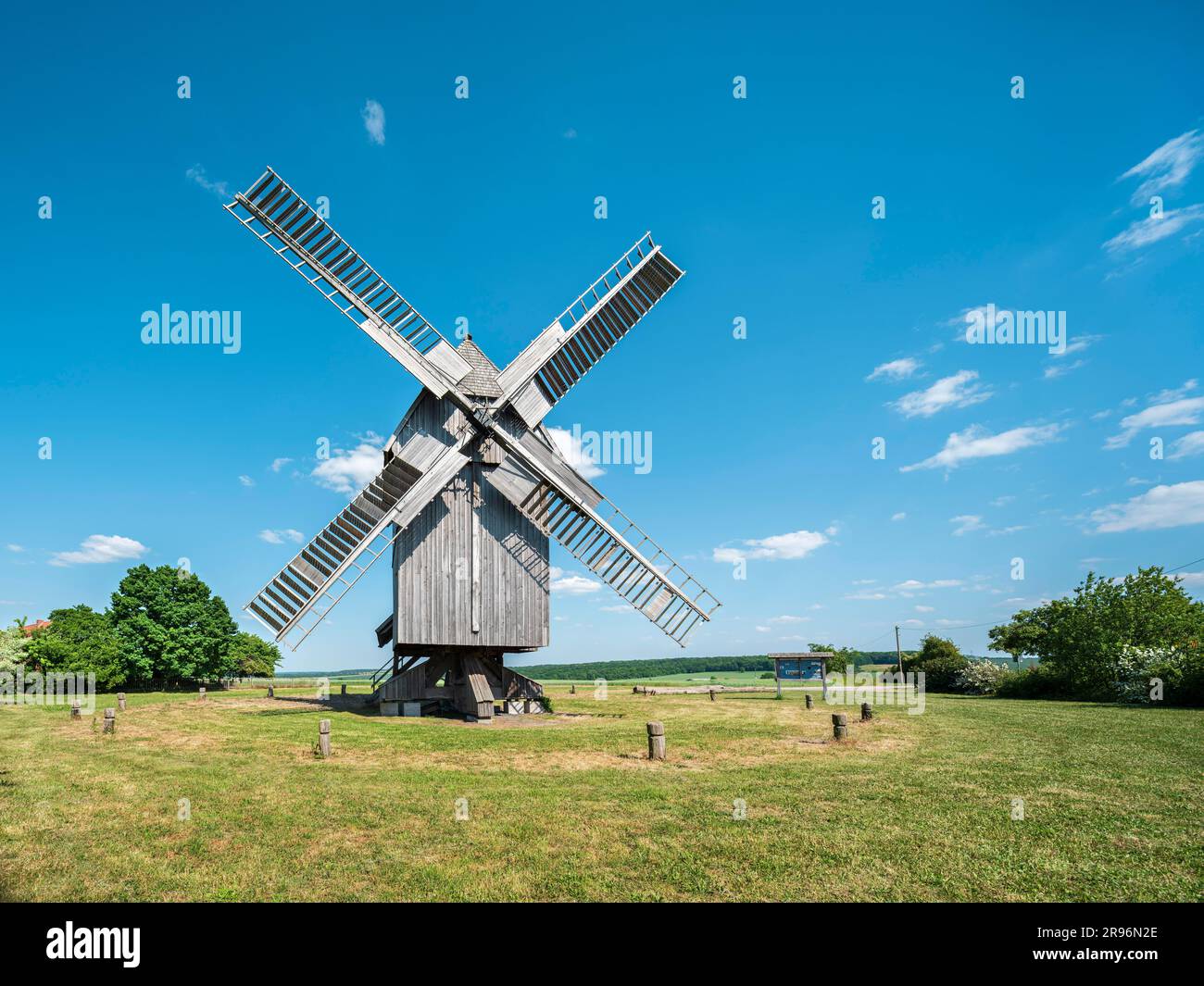 The windmill of Krippendorf on the battlefield of 1806, Bockwindmuehle ...