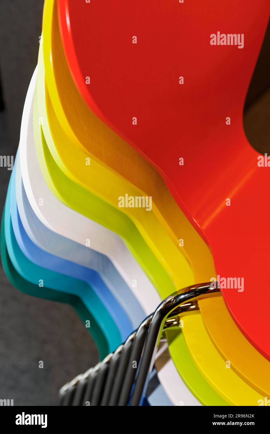 Stacked pile chairs chair hi-res stock photography and images - Alamy