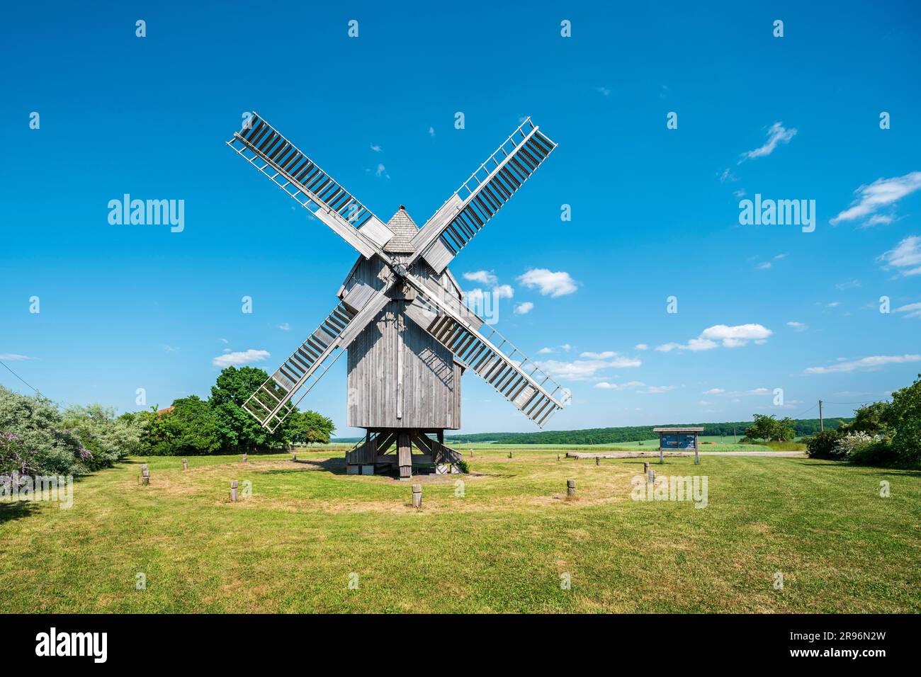 The windmill of Krippendorf on the battlefield of 1806, Bockwindmuehle ...