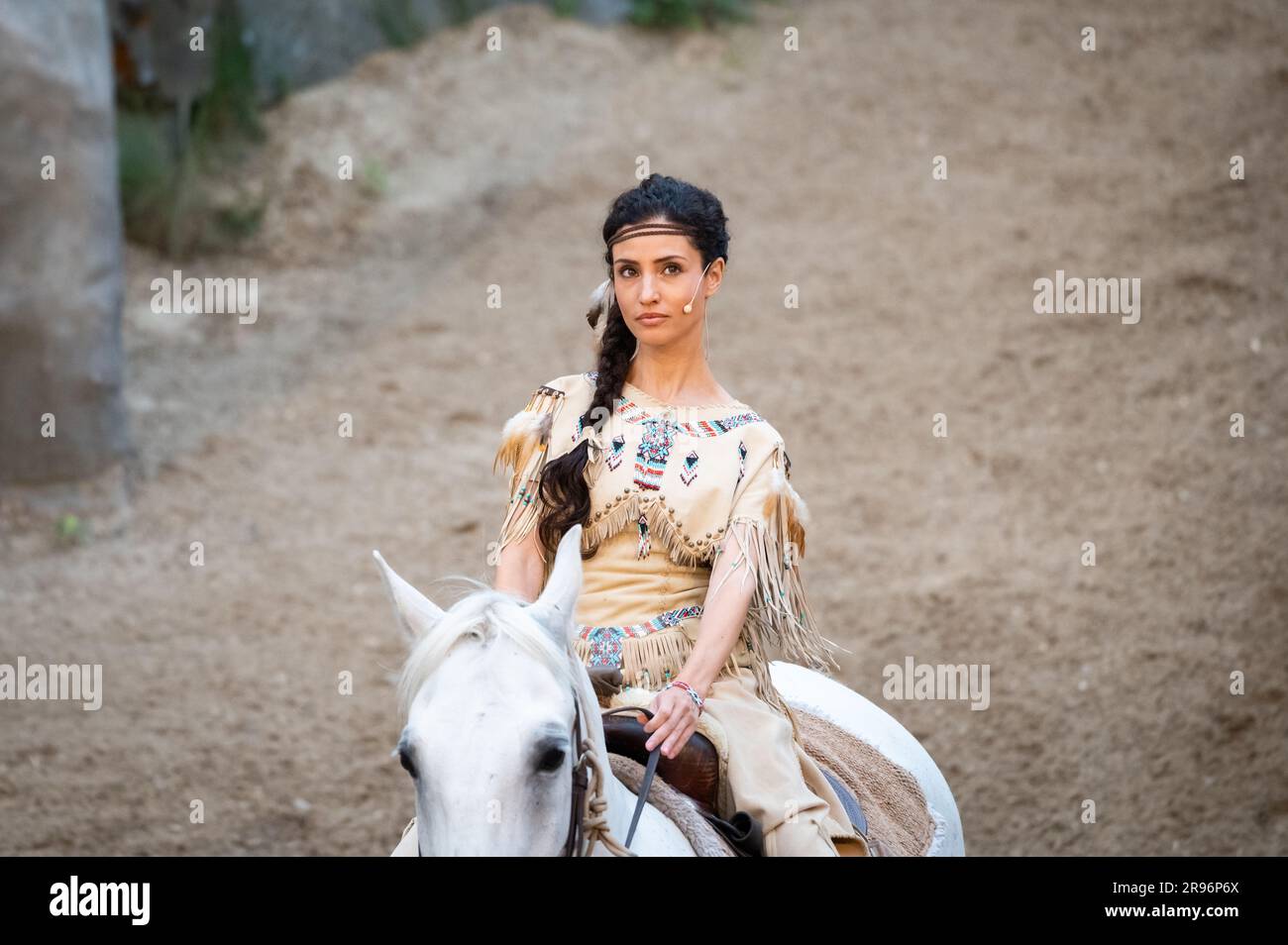 Bad Segeberg, Germany. 24th June, 2023. Nadine Menz as Nscho-tschi ...