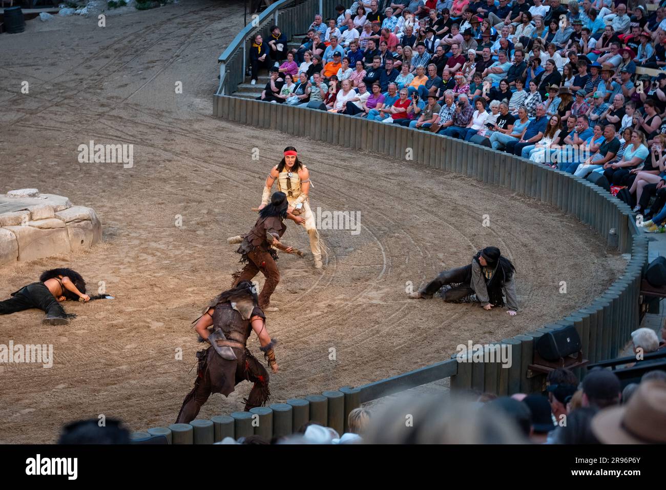 Bad Segeberg, Germany. 24th June, 2023. Alexander Klaws as Winnetou ...