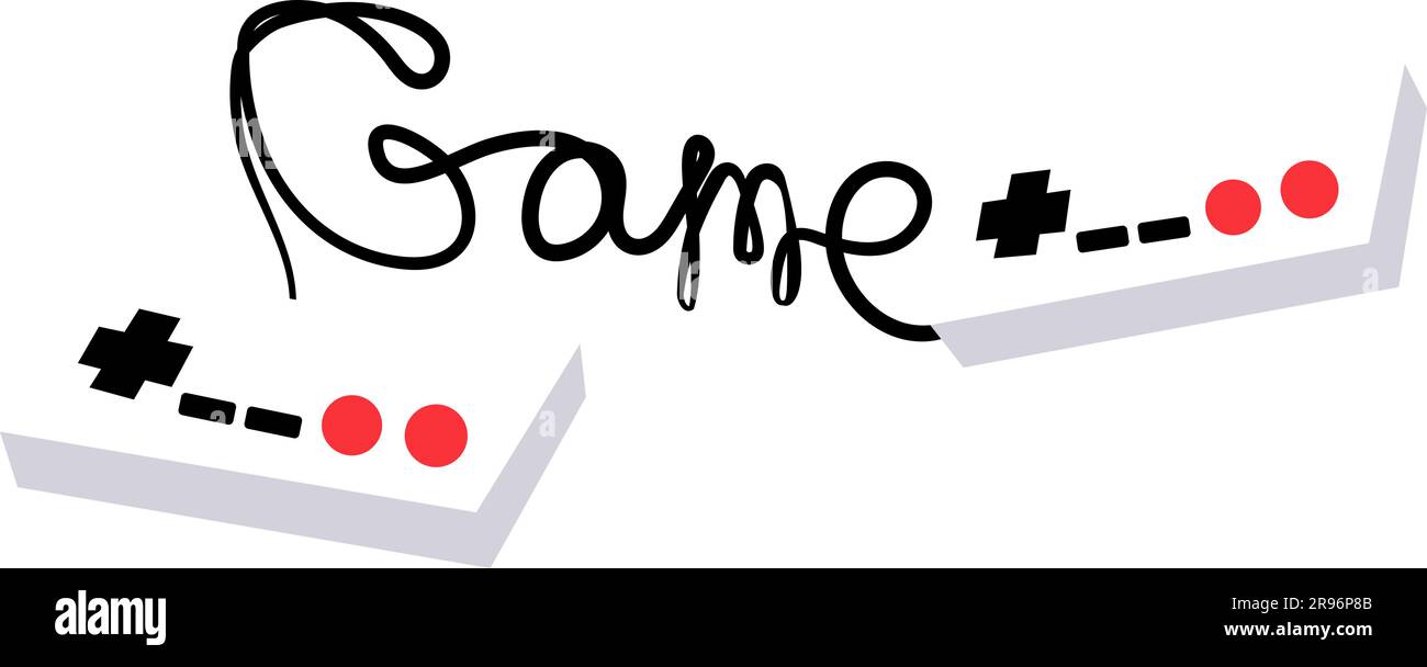 Video games written Stock Vector Images - Alamy