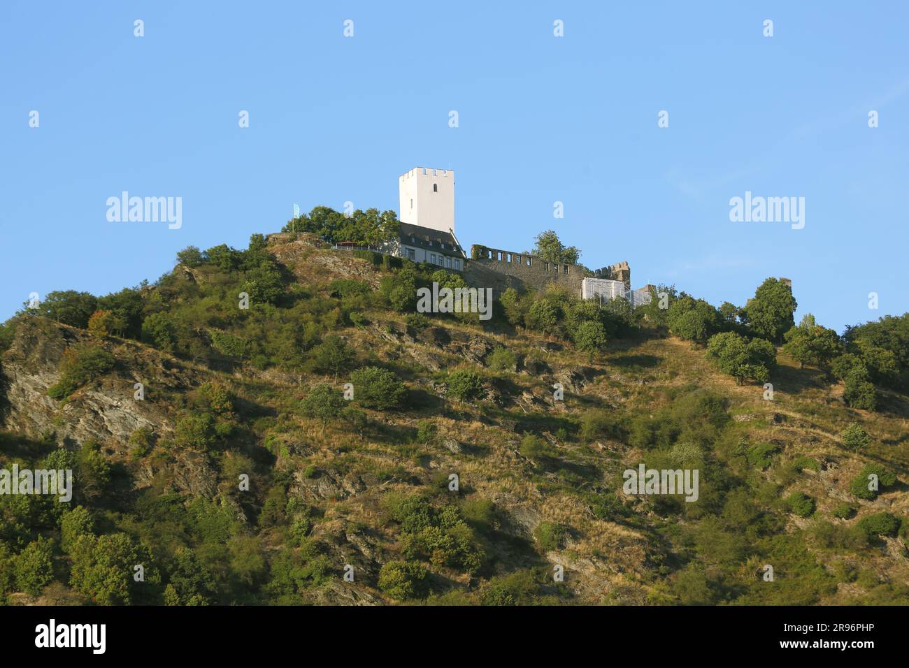 UNESCO Sterrenberg Castle on the mountain, Kamp-Bornhofen, Rhineland ...