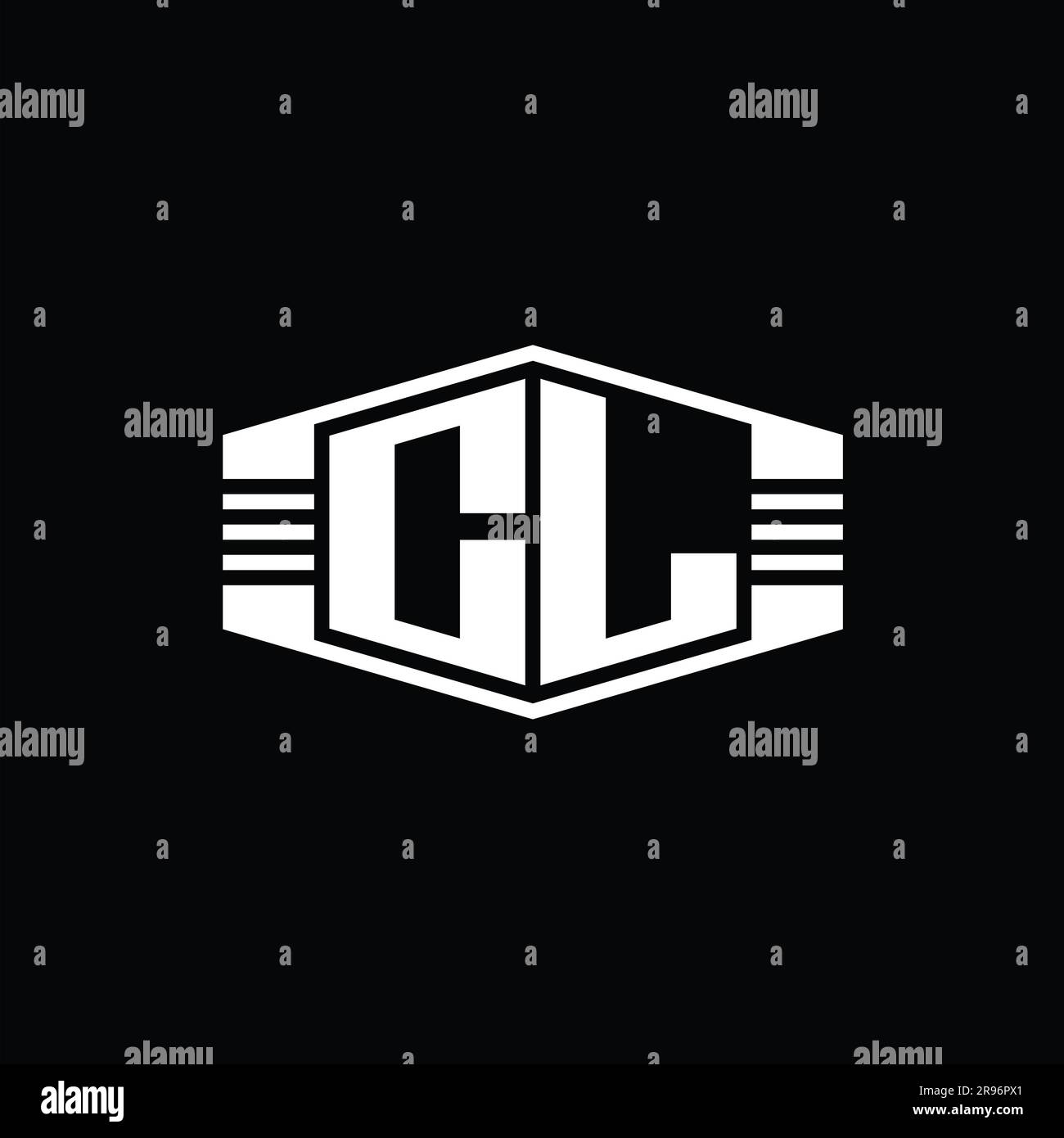 Cl letter logo hi-res stock photography and images - Alamy