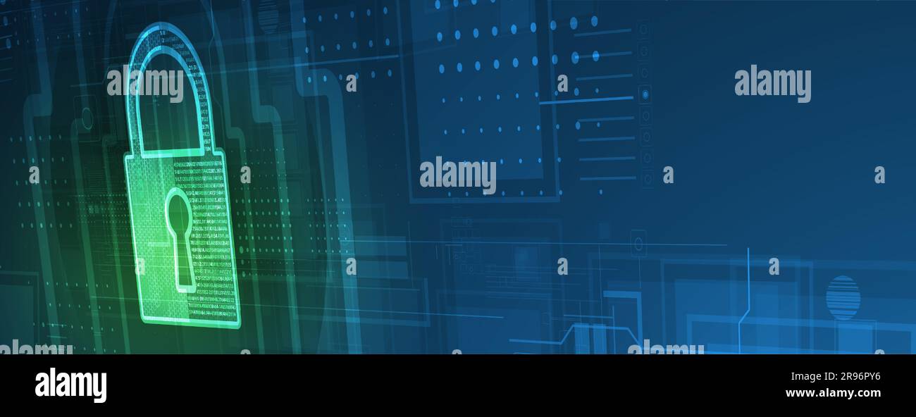 Cybersecurity illustration hi-res stock photography and images - Alamy