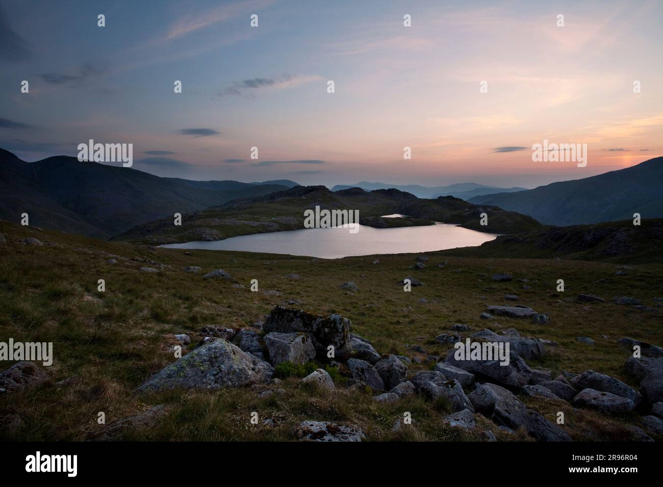 Sprinkling Tarn above Borrowdale, Lake District, UK Stock Photo - Alamy