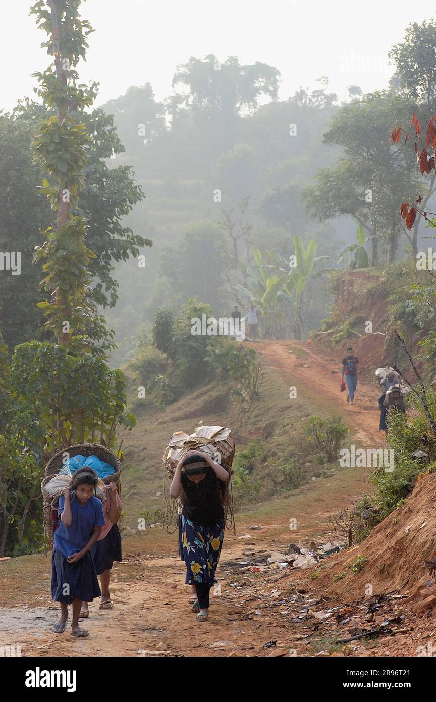 Women carrying loads hi-res stock photography and images - Alamy