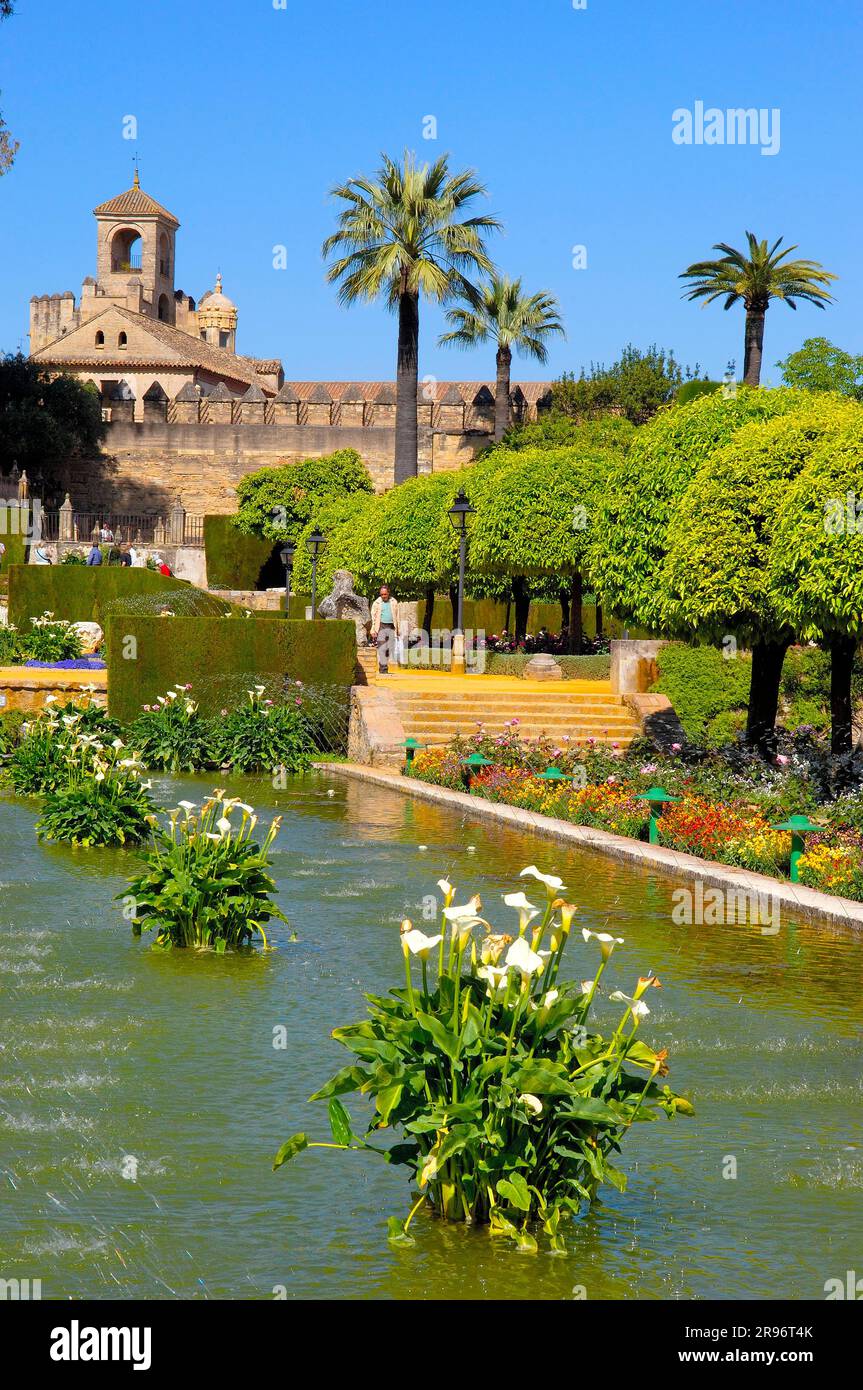 The Gardens of the Alcazar of the Catholic Monarchs, Cordoba, Andalusia ...