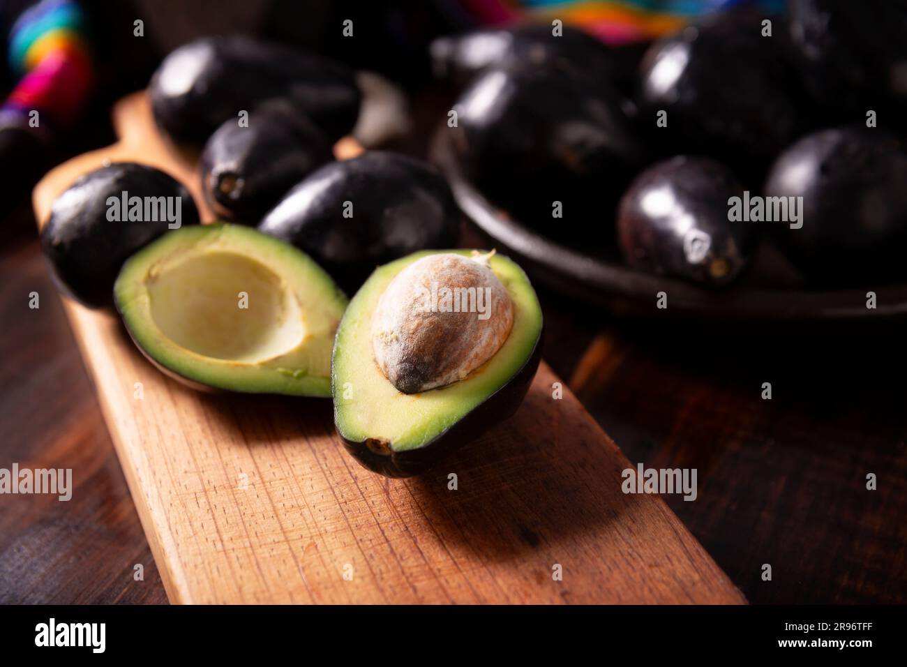 Aguacate Criollo. Home harvest of "criollo avocado", this variety is ...