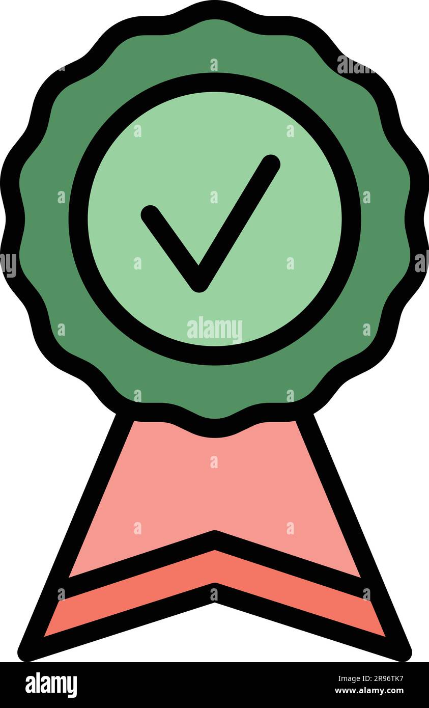 Regulated products paper emblem icon. Outline Regulated products paper ...