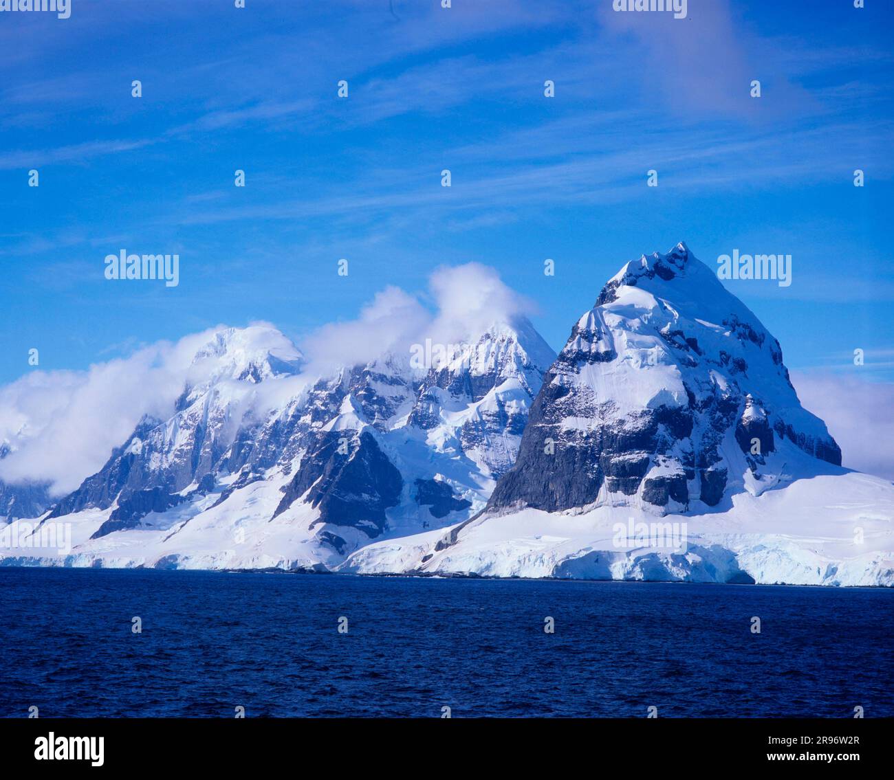 Mountains, Lemaire Channel, Antarctica Stock Photo - Alamy