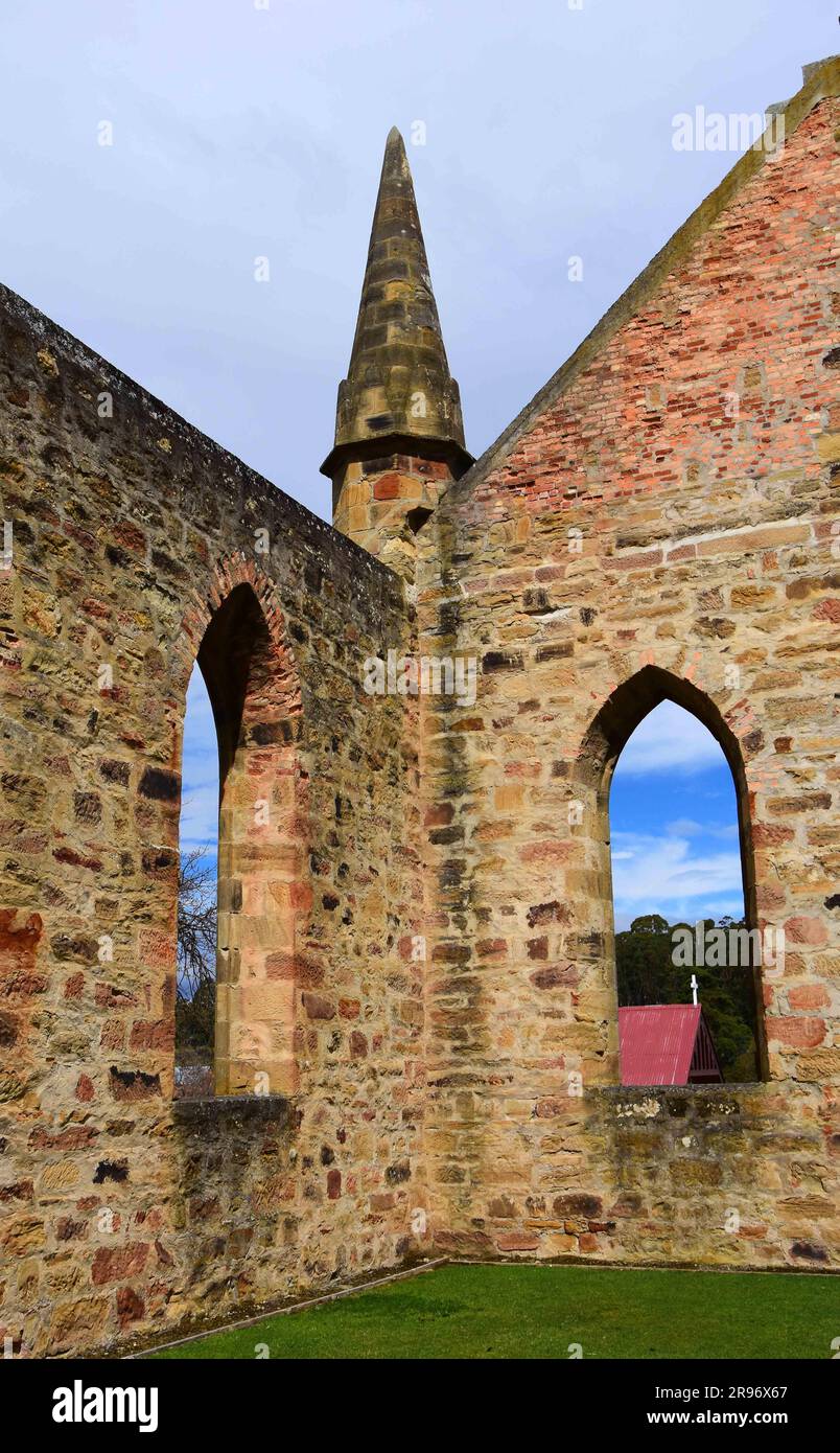 military district and ruins of penitentiary, from ferry out to isle of ...