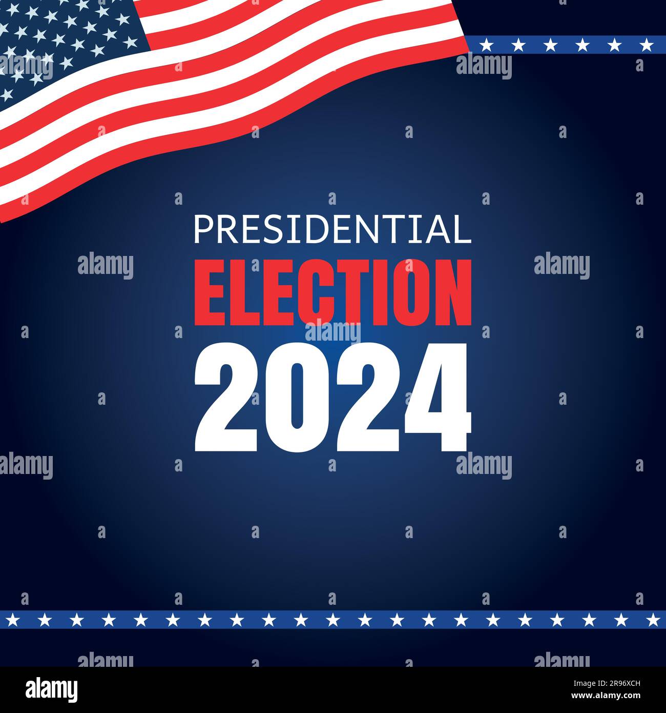 Presidential election 2024 text Stock Vector Images - Alamy