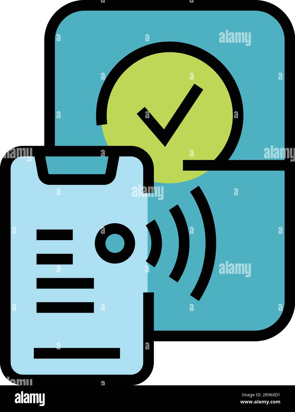 Subway smartphone ticket pay icon. Outline Subway smartphone ticket pay ...