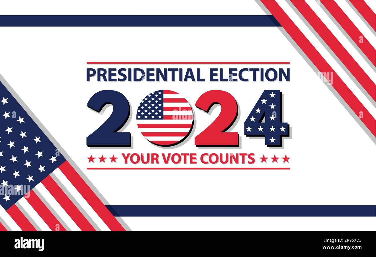 USA election 2024 vector background Stock Vector Image & Art - Alamy