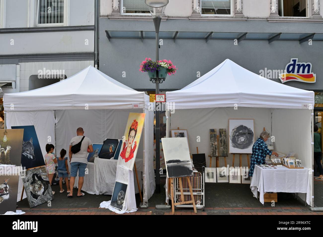 Hilden, Germany, Hilden Artists' Market 24. June 2023 Stock Photo - Alamy