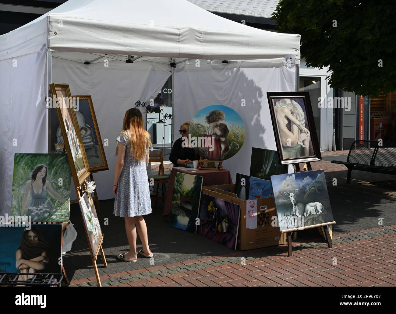 Hilden, Germany, Hilden Artists' Market 24. June 2023 Stock Photo - Alamy