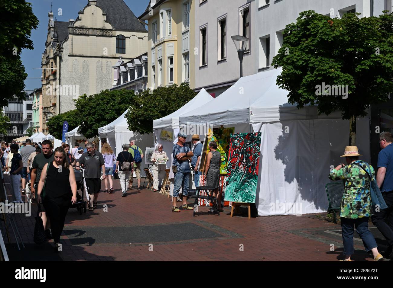 Hilden, Germany, Hilden Artists' Market 24. June 2023 Stock Photo - Alamy