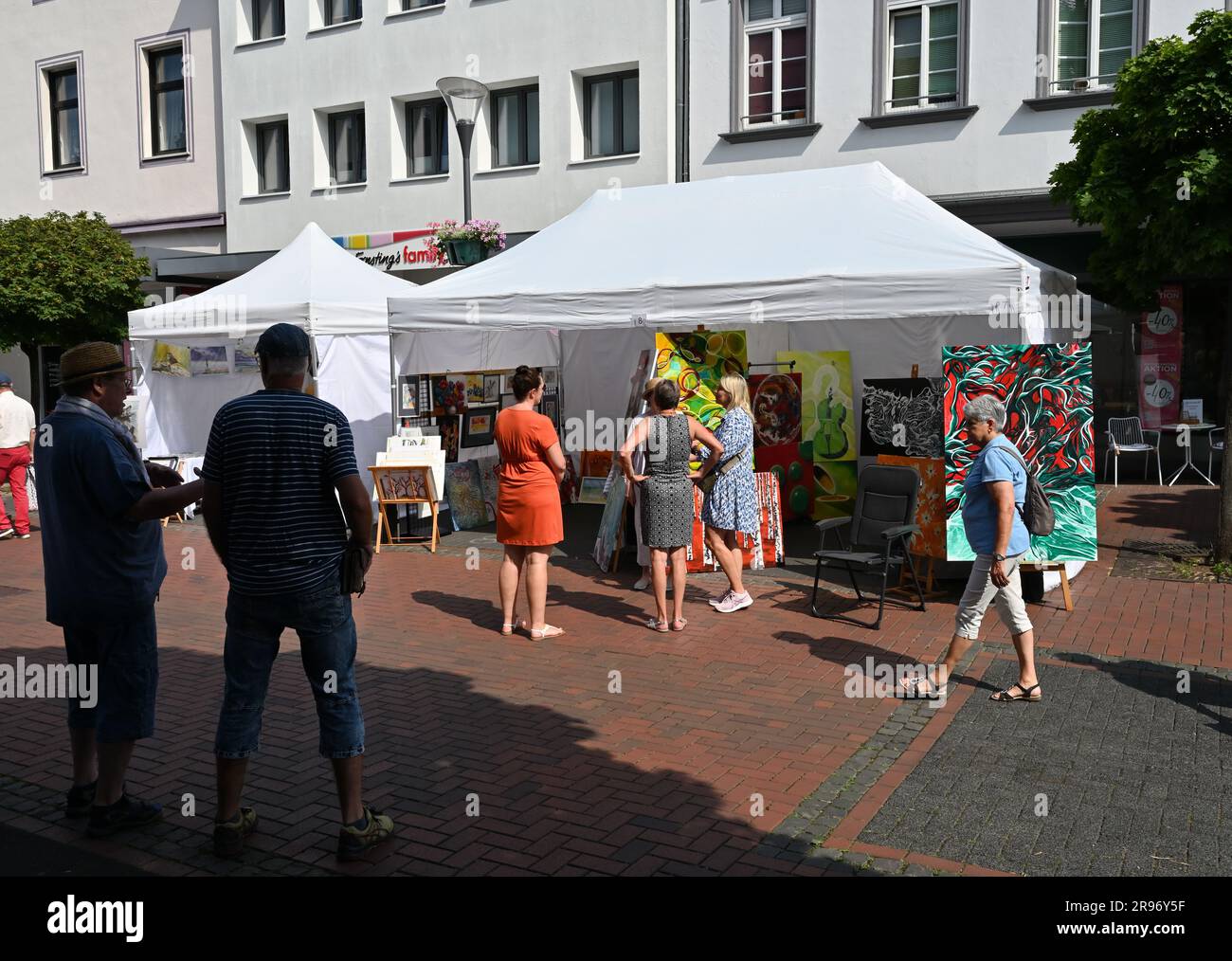 Hilden, Germany, Hilden Artists' Market 24. June 2023 Stock Photo - Alamy
