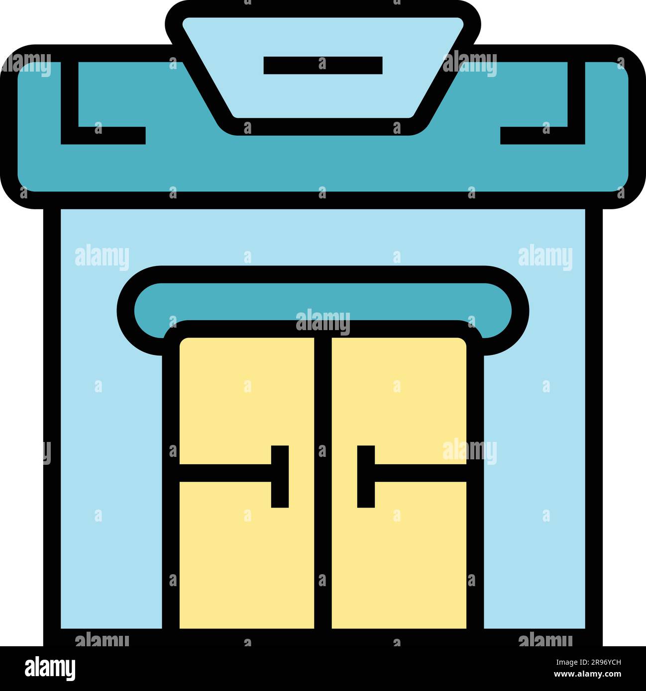 Metro exit icon. Outline Metro exit vector icon for web design isolated ... Metro exit icon. Outline Metro exit vector icon for web design isolated ...