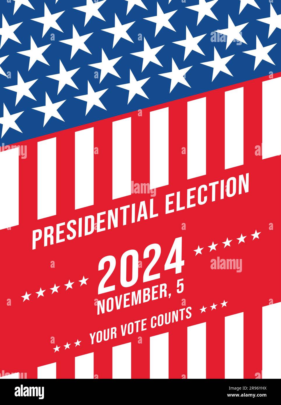 USA election 2024 vector background Stock Vector Image & Art - Alamy