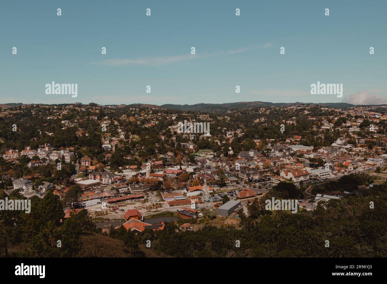 Aerial view small urban neighborhood hi-res stock photography and ...