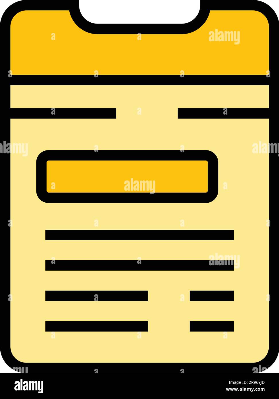 Metro ticket paper icon. Outline Metro ticket paper vector icon for web ...