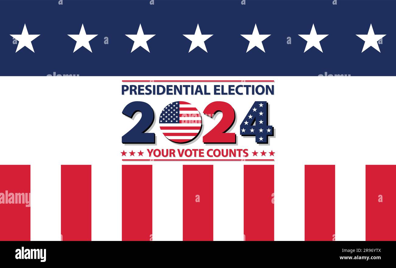 USA election 2024 vector background Stock Vector Image & Art - Alamy
