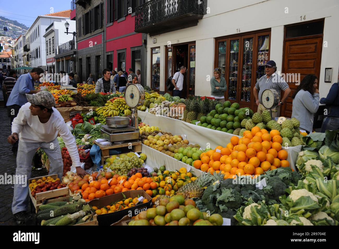 Market, Funchal, Madeira, Portugal Stock Photo - Alamy