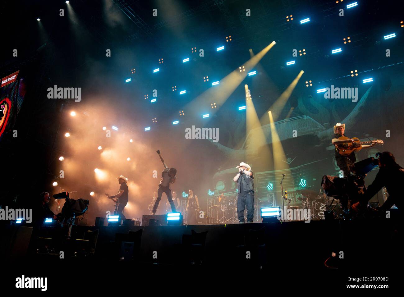 Vienna, Austria. 24 June 2023. German pop/country band The BossHoss on ...