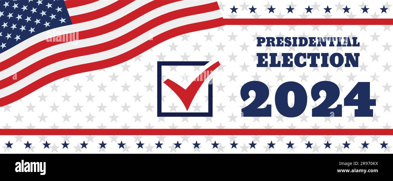 USA election 2024 vector background Stock Vector Image & Art - Alamy