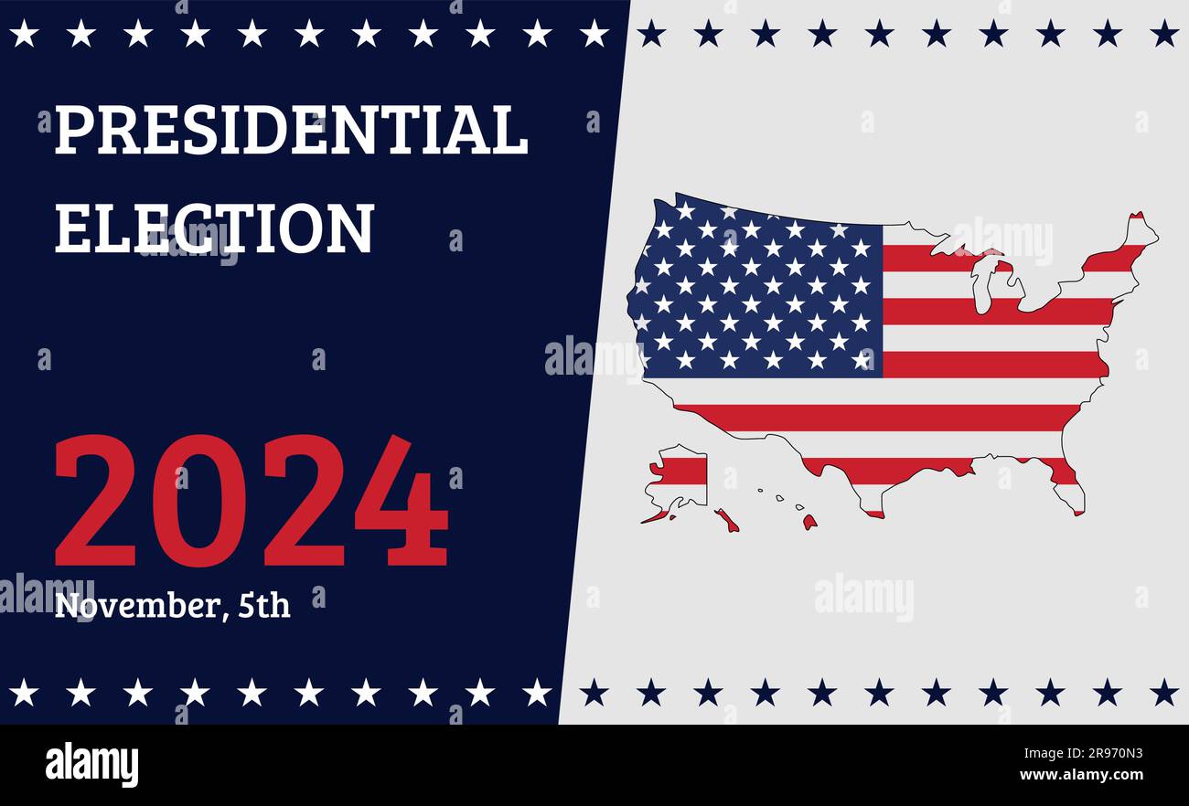 USA election 2024 vector background Stock Vector Image & Art - Alamy