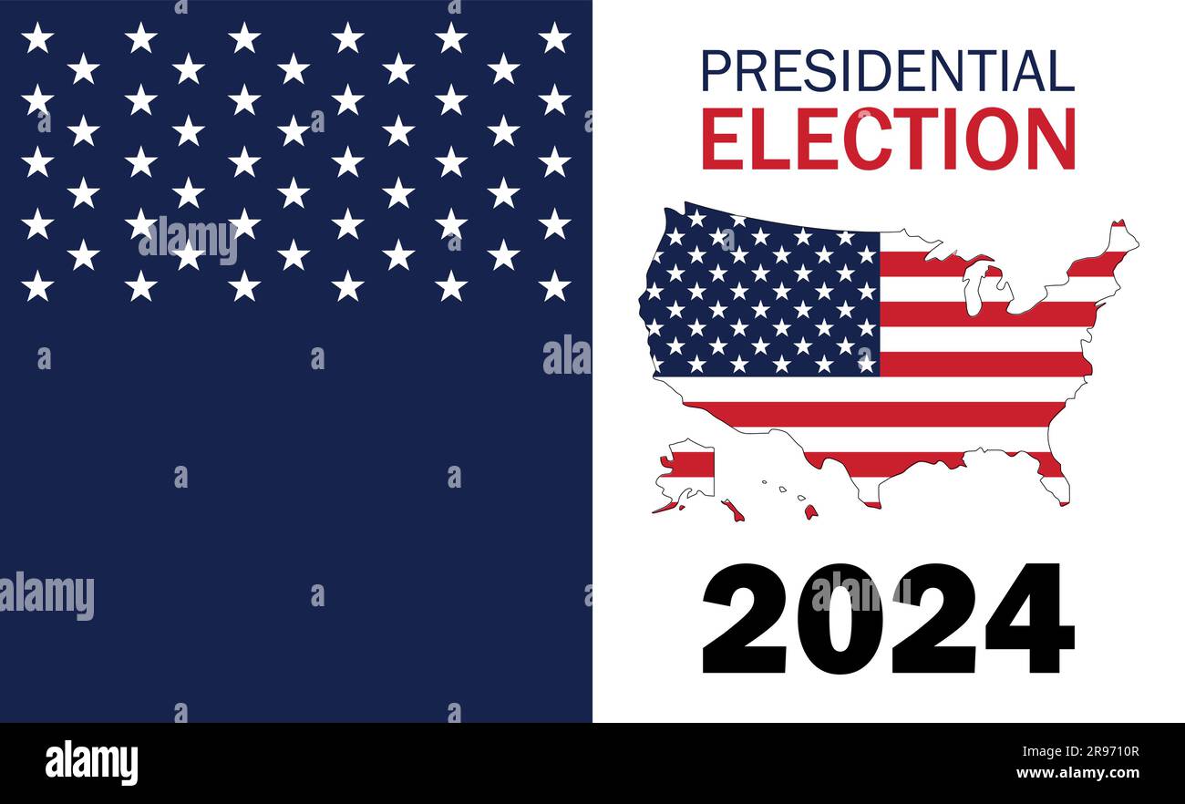 USA election 2024 vector background Stock Vector Image & Art - Alamy