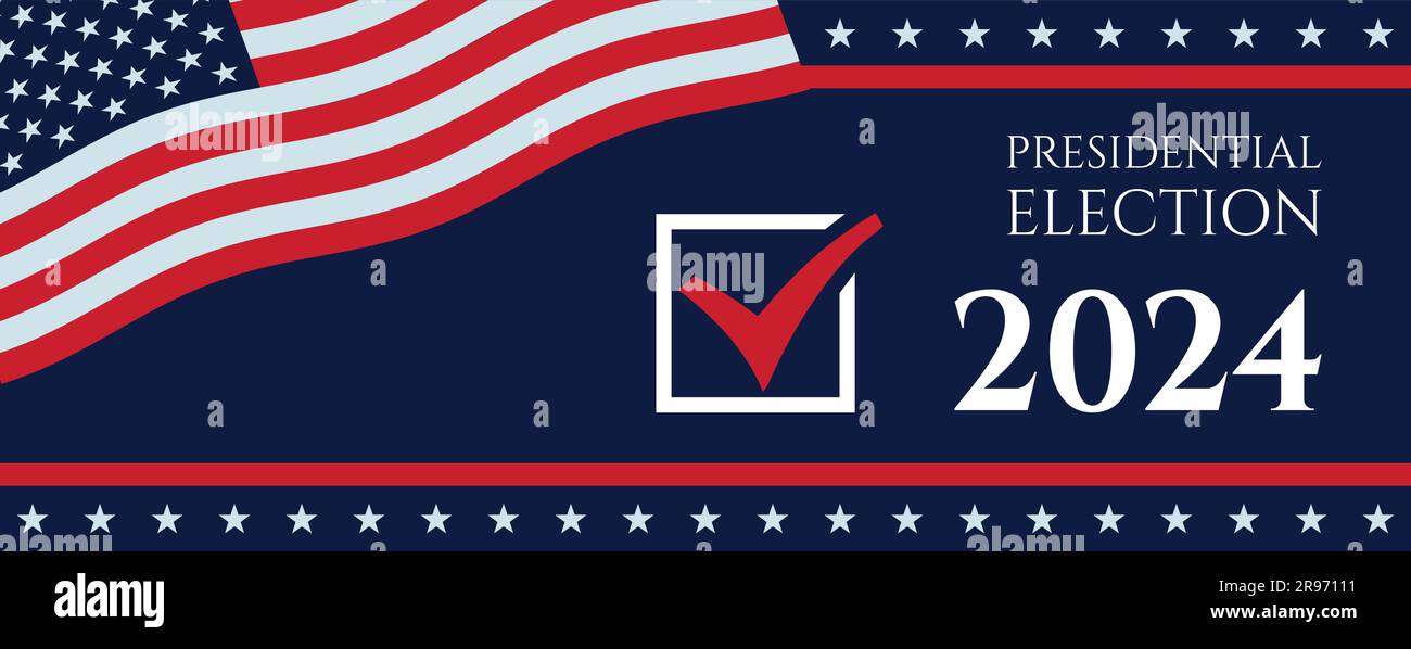 USA election 2024 vector background Stock Vector Image & Art - Alamy