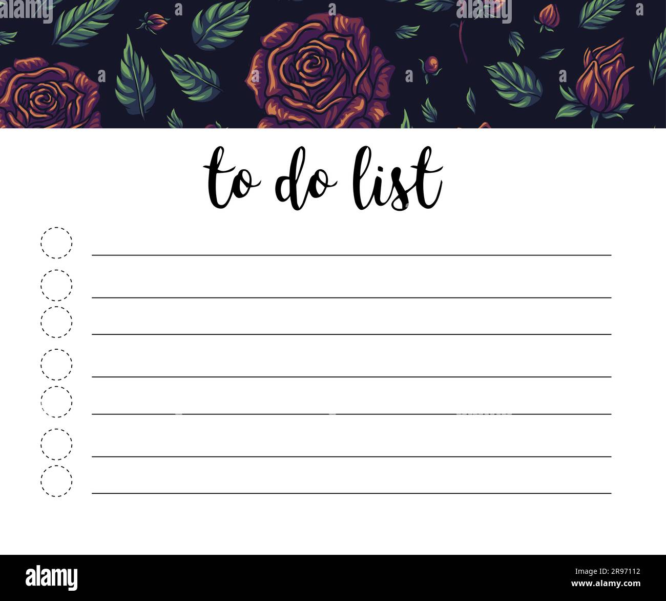 note papers, to do lists, sticker templates, decorated with wild ...