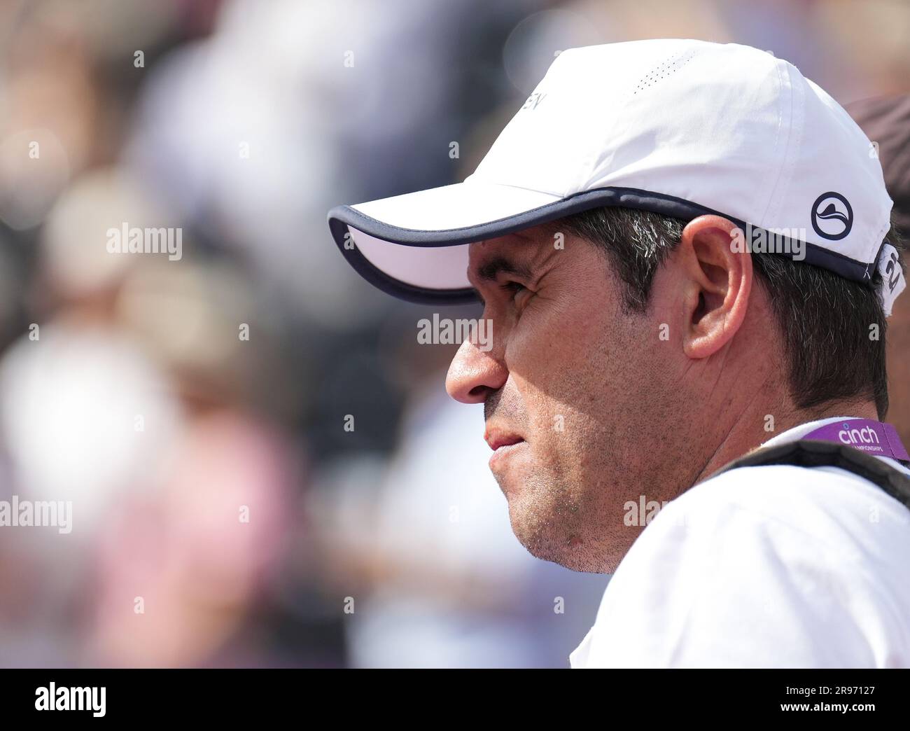 London, UK. 24th June, 2023. Carlos Alvarez Gonzalez (father of Carlos ...