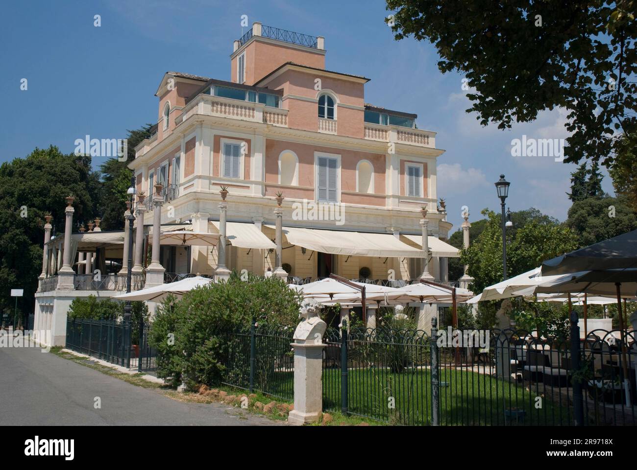 Restaurant Casina Valadier, Pincio Gardens, Rome, Italy Stock Photo - Alamy