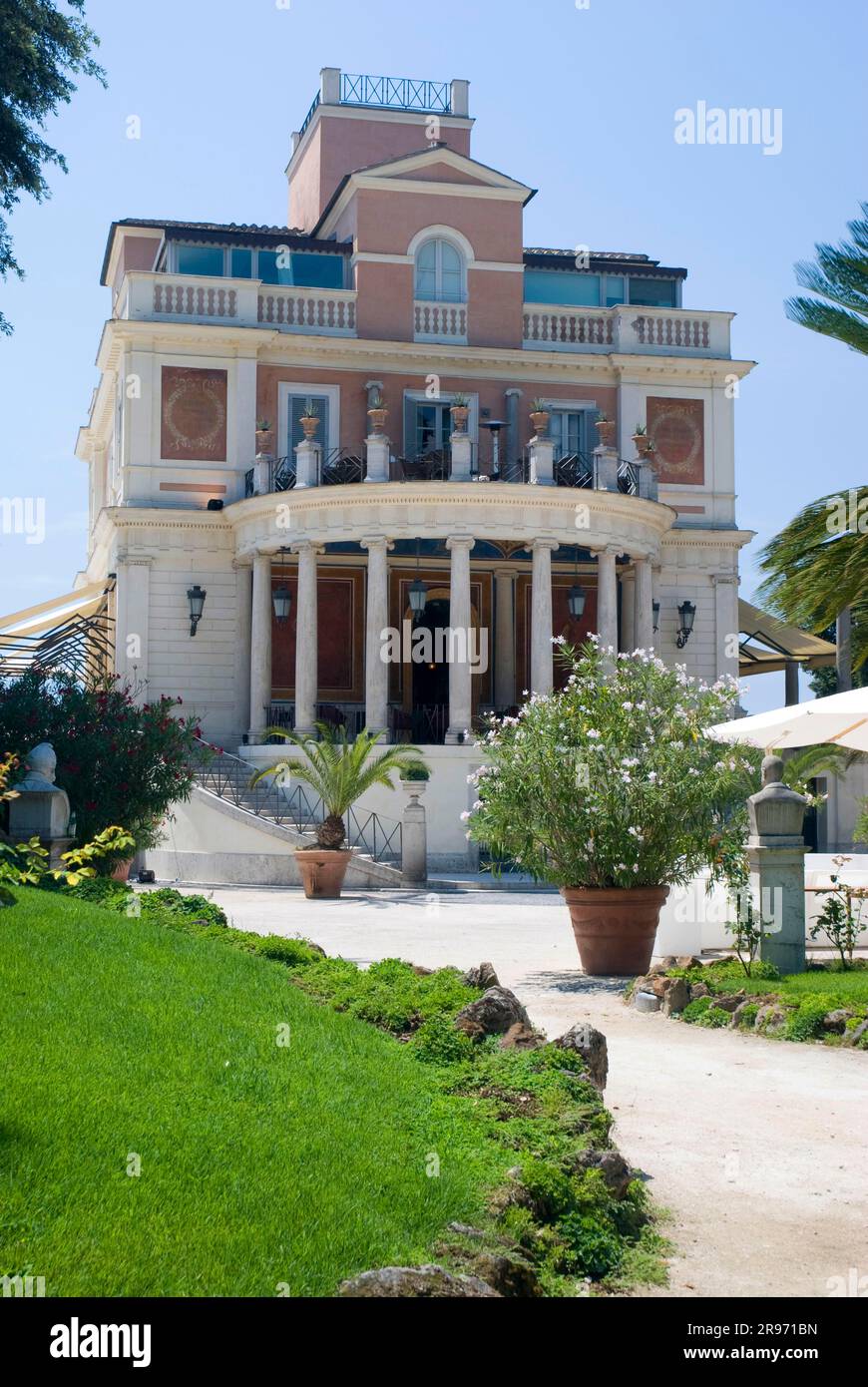 Restaurant Casina Valadier, Pincio Gardens, Rome, Italy Stock Photo - Alamy