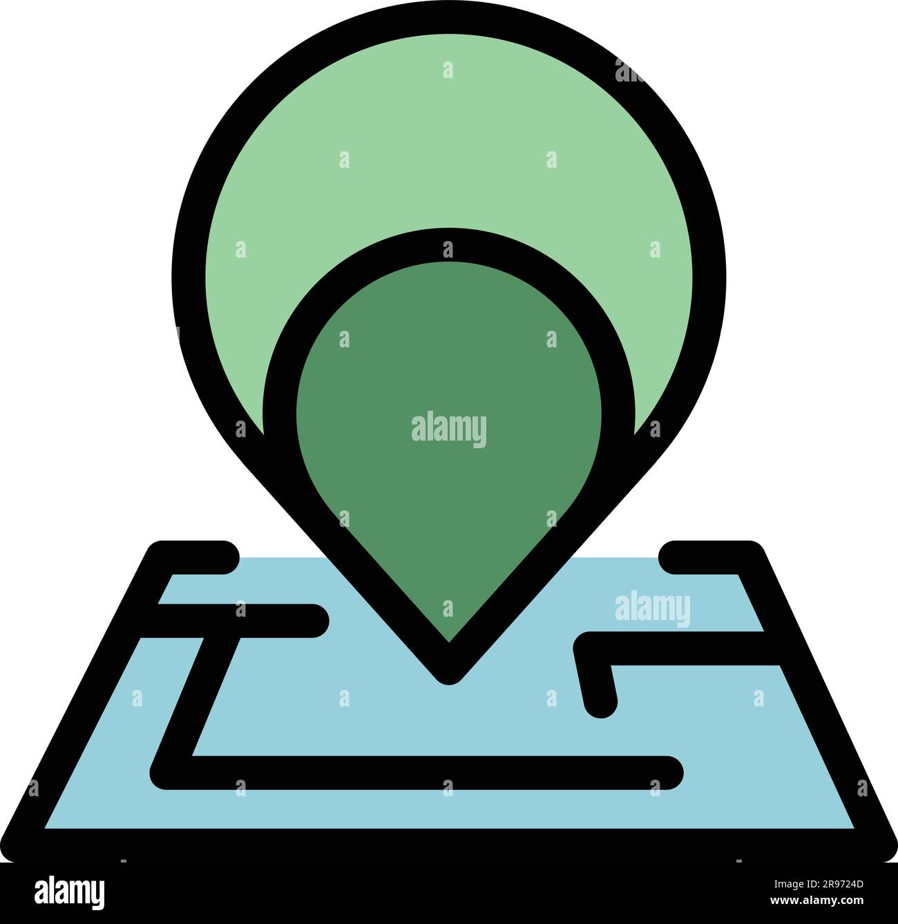 Expedition Location Icon Outline Expedition Location Vector Icon For Web Design Isolated On