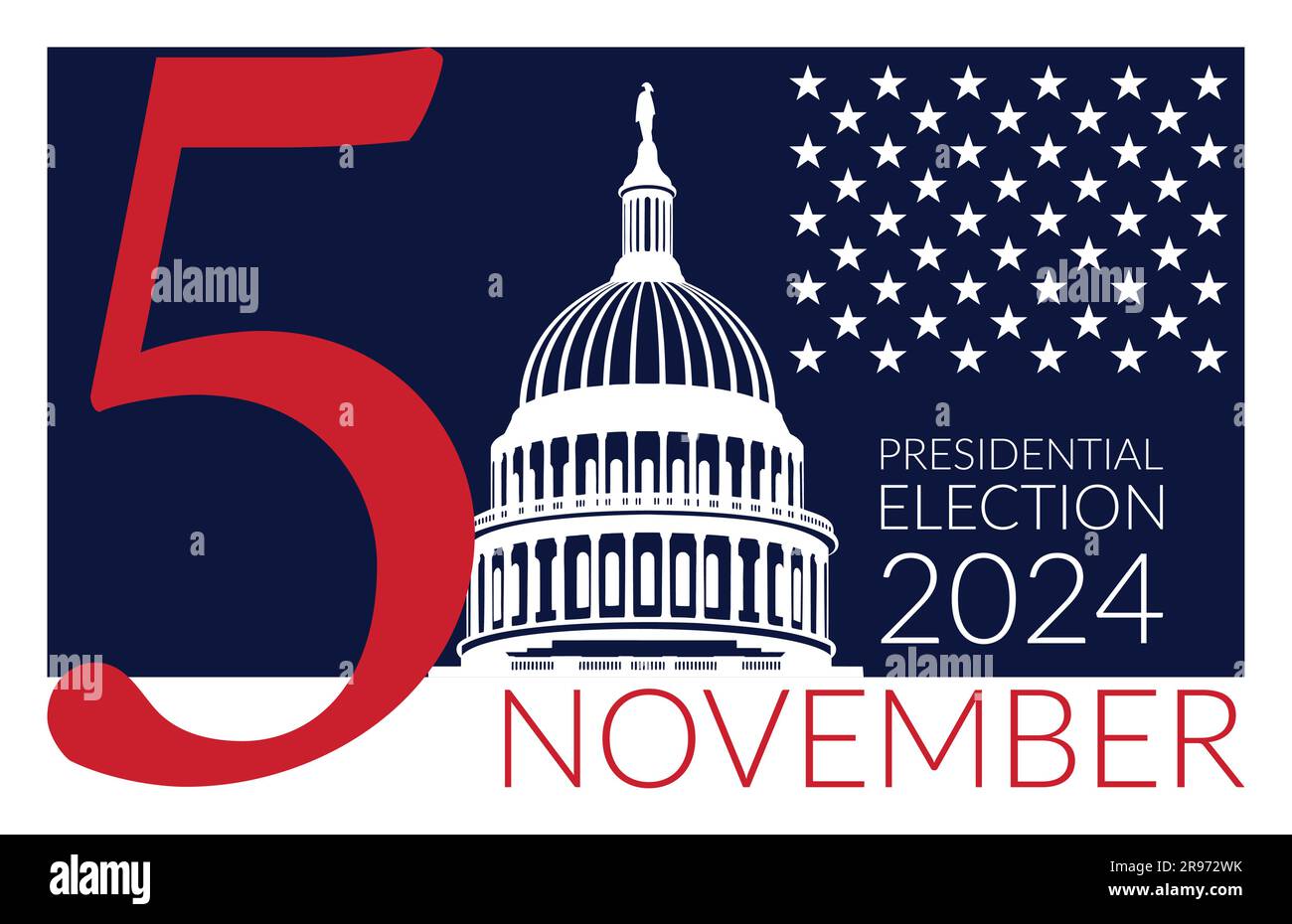 USA election 2024 vector background Stock Vector Image & Art - Alamy