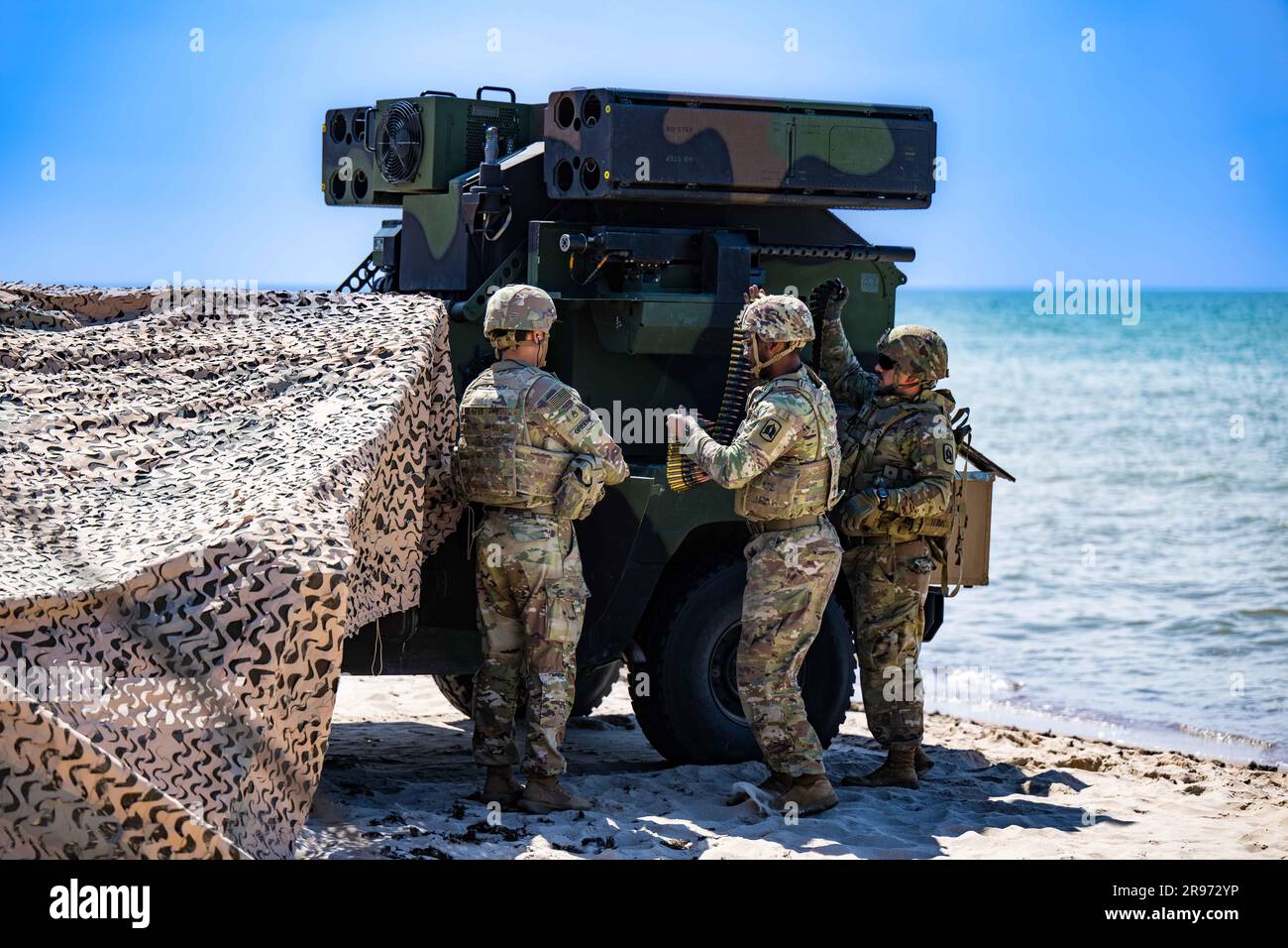 Latvia. 13th June, 2023. Army Staff Sgt. Edward Greene, Army Staff Sgt ...