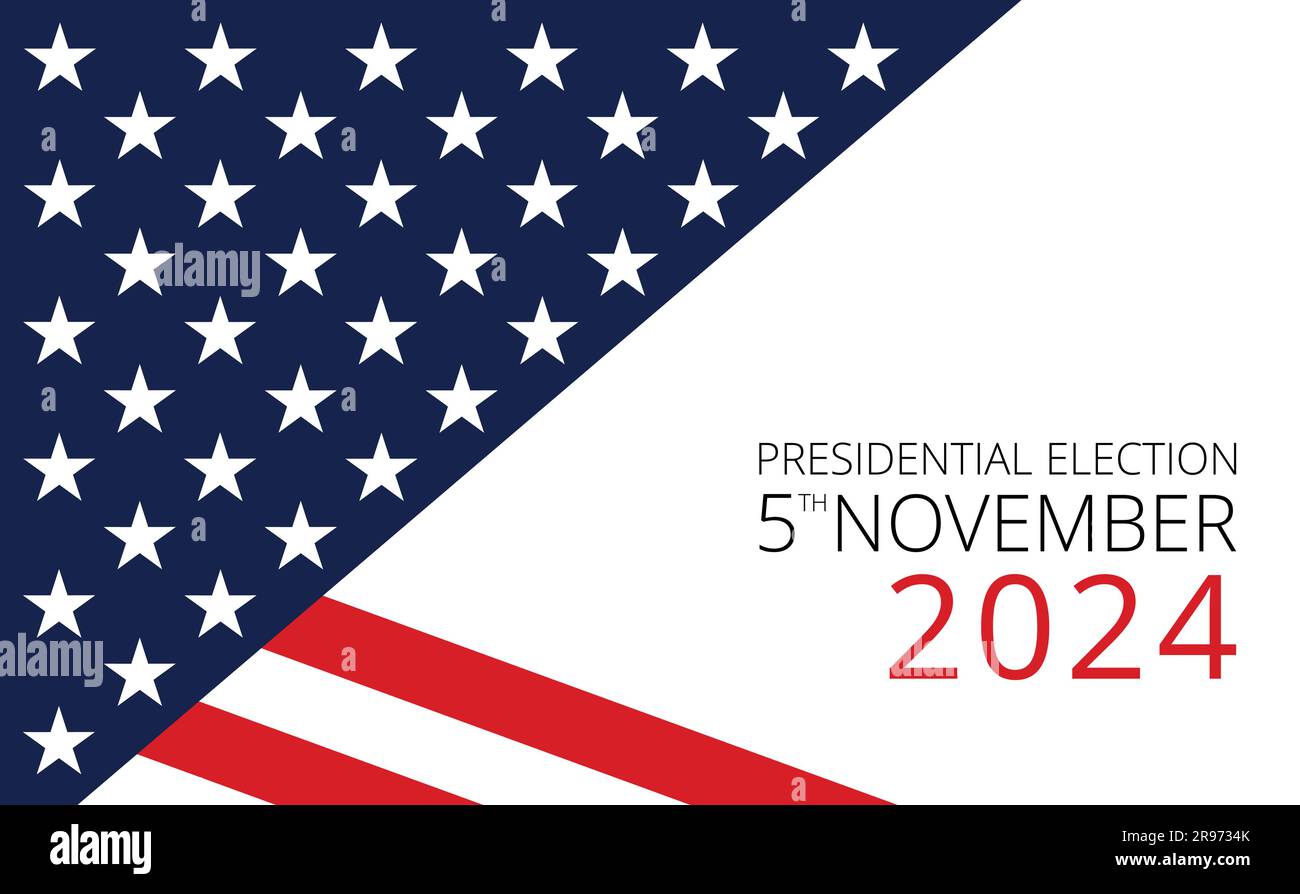 USA election 2024 vector background Stock Vector Image & Art - Alamy