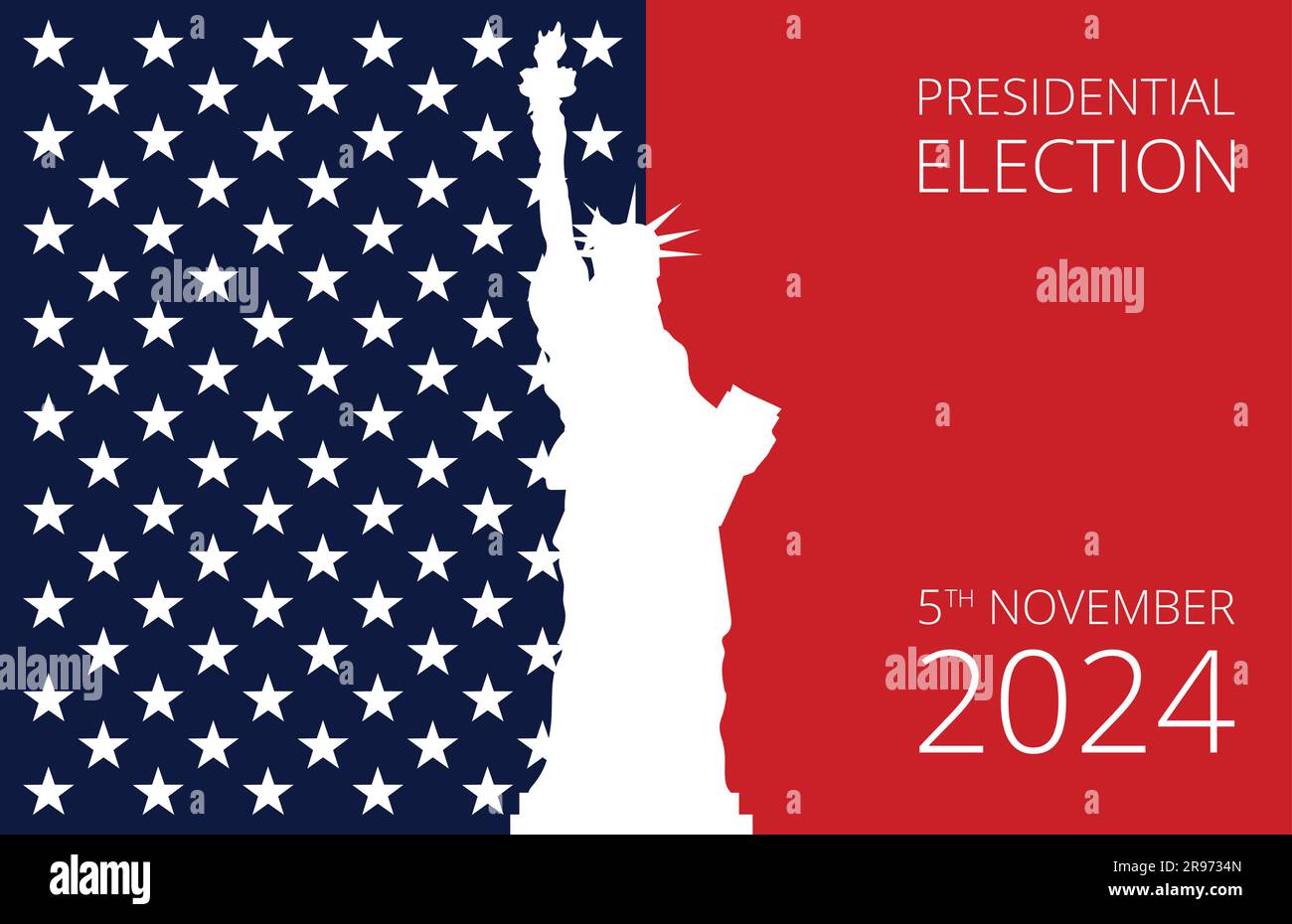 USA election 2024 vector background Stock Vector Image & Art - Alamy