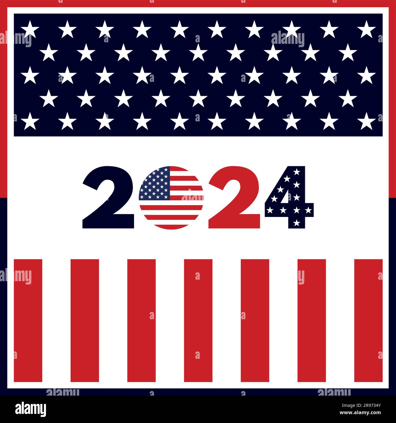 USA election 2024 vector background Stock Vector Image & Art - Alamy